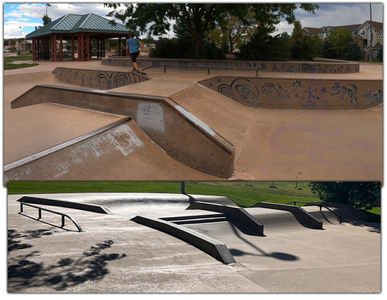 Diverse and Unique Metzler Ranch Skatepark in Castle Rock, Colorado ...