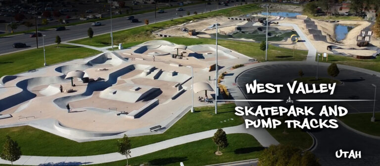 West Valley Skatepark and Pump Tracks in Utah | Centennial Bike Park ...