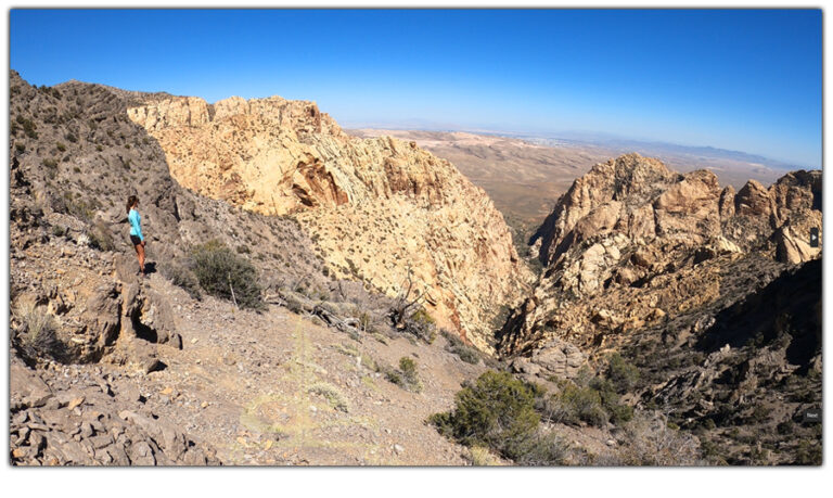 Hiking to Little Zion from Lovell Canyon Road - The Lost Longboarder